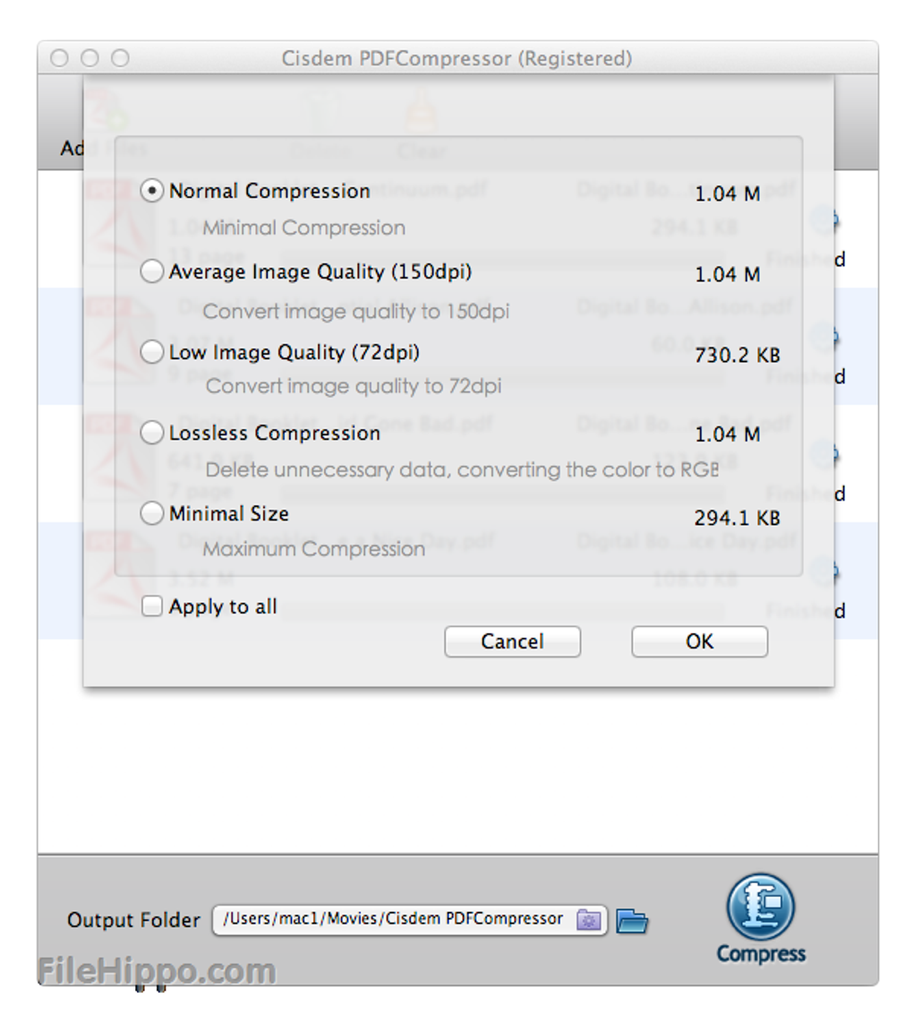 Cisdem PDFCompressor For Mac 3 0 1 F r Mac Downloaden Filehippo