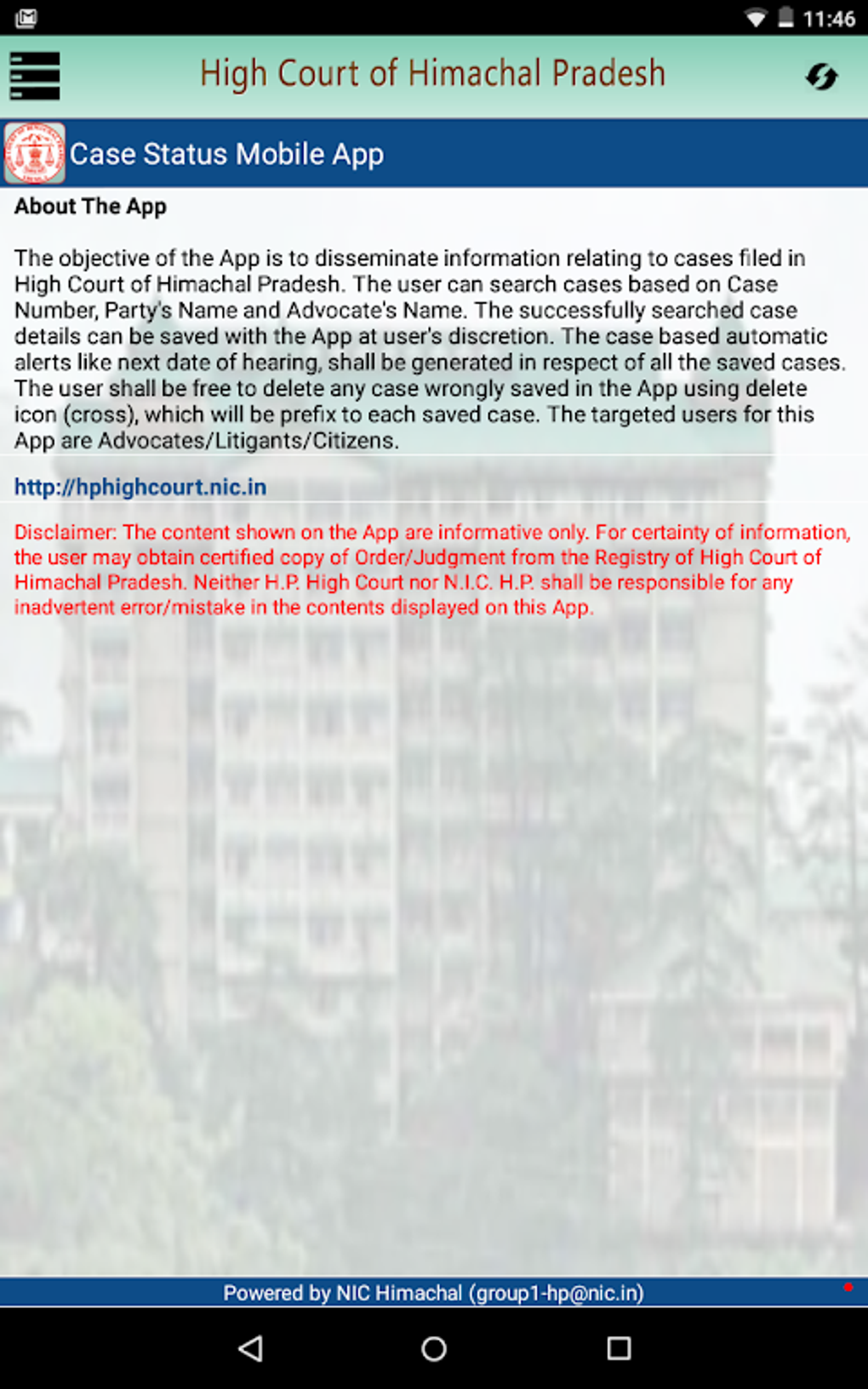 Download Himachal High Court CaseStatus APK 24.0 for Android ...