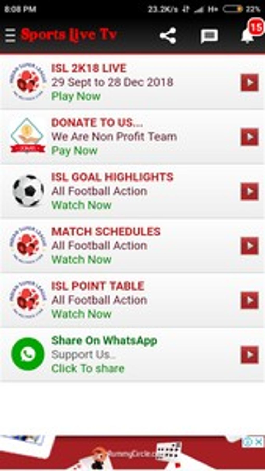 Download Sports Live TV APK 8 11 For Android Filehippo download-sports-live-tv-apk-8-11-for-android-filehippo