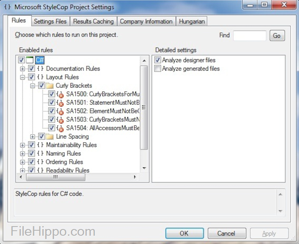 Download StyleCop 4 7 51 For Windows Filehippo Download StyleCop 4 7 51 For Windows Filehippo