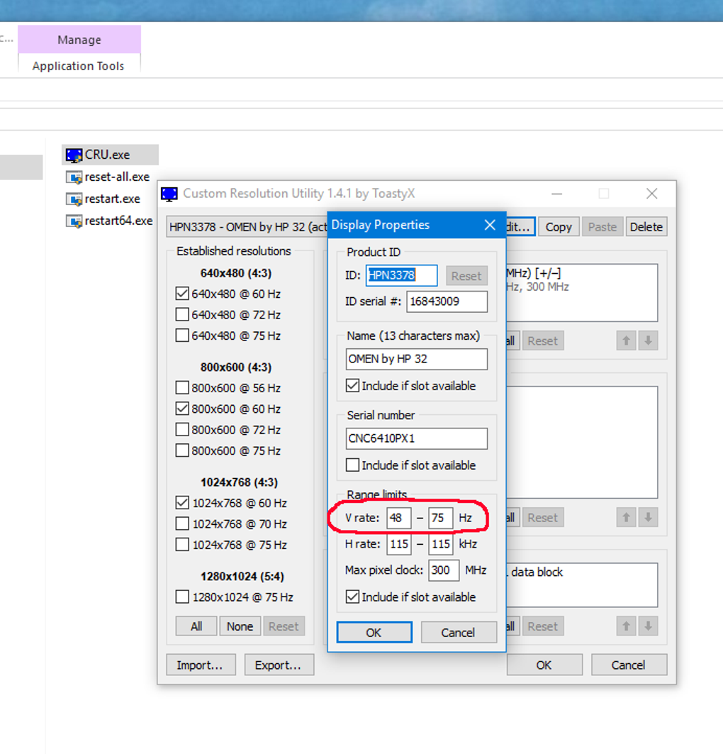 Descargar Custom Resolution Utility - CRU 1.5.1 para Windows ...