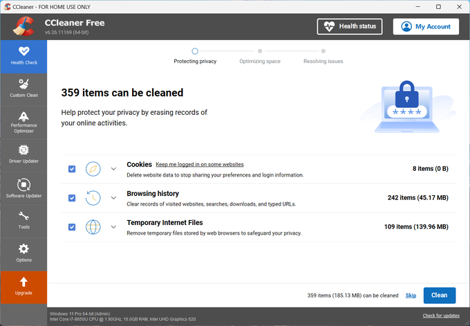 Download CCleaner 6.21 for Windows - Filehippo.com