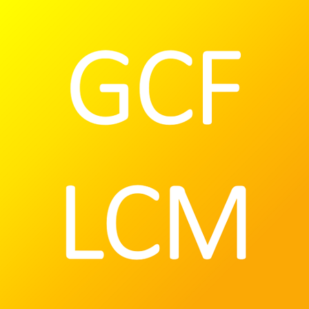 Gcf and lcm calculator store